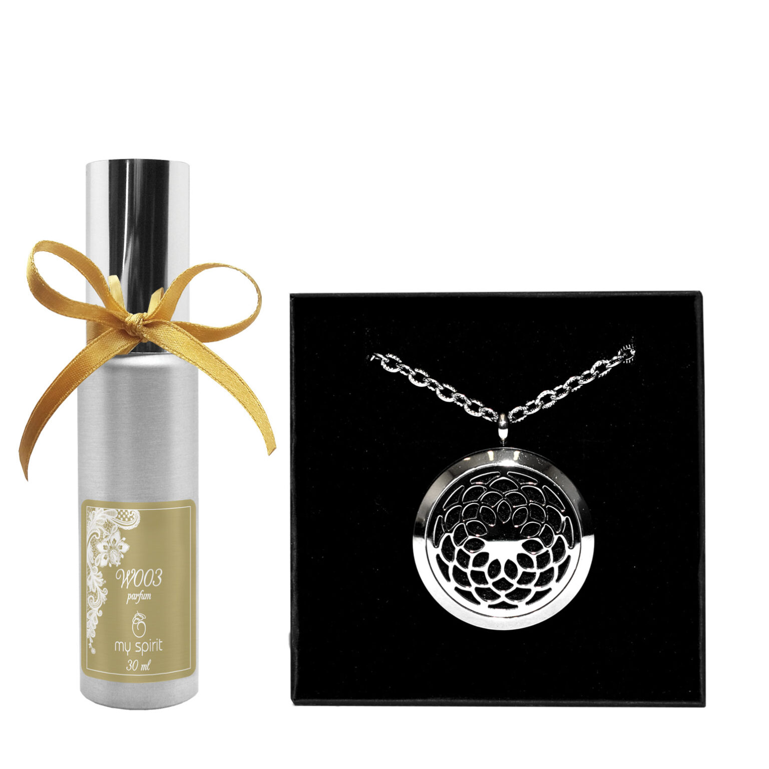 Parfumska verižica - Rozeta + parfum - MySpirit